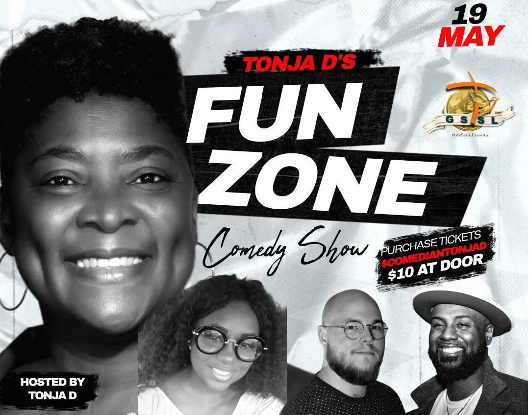 ¡Prepárate para reír a carcajadas: el Tonja D's Fun Zone Comedy Show está de vuelta en la ciudad!